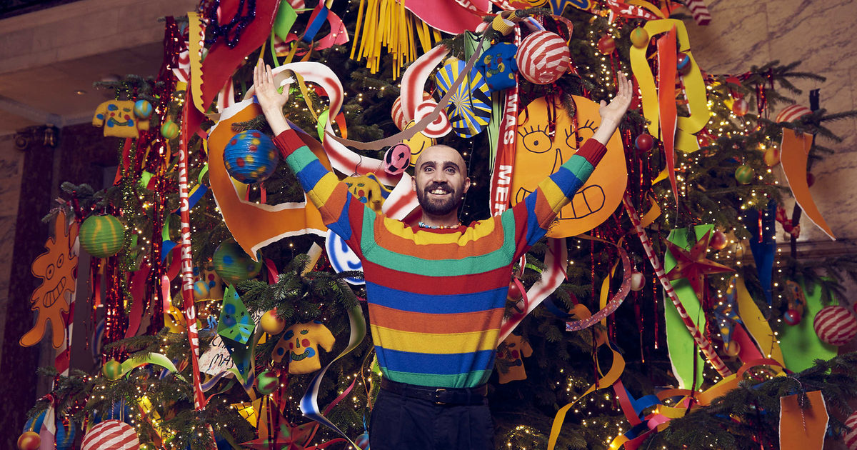 How Ed Curtis designed London’s wildest Christmas tree - The Face
